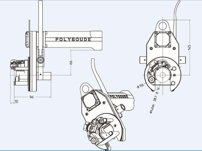 Polysoude open Welding head MU-IV-14-38 sans AVC OSC | Polysoude