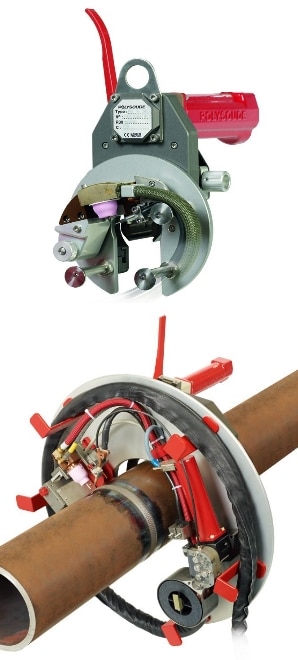 Open TIG welding head MU IV from 8-38 to 195 | Polysoude